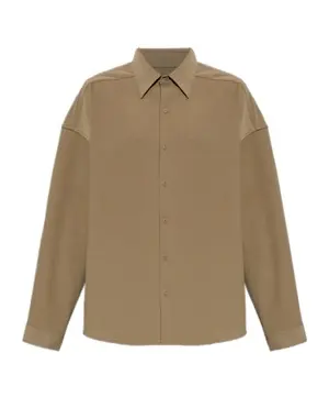 ENTIRE STUDIOS Long-sleeved Buttoned Shirt - Brown