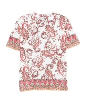 Etro Pattern-printed Crewneck T-shirt - Multicolor