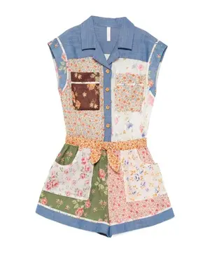 Zimmermann Patchwork Floral Jumpsuit - Multicolour
