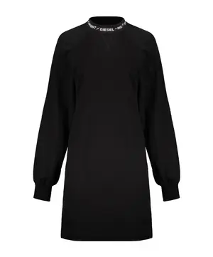DIESEL® Logo Trim Mini Dress