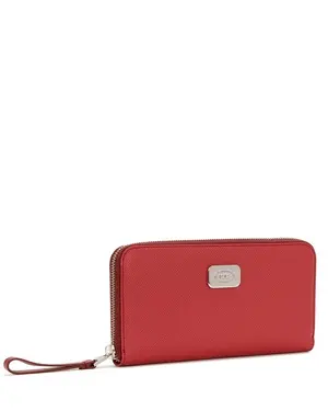 TOD'S Logo Sticker Wallet - Brown
