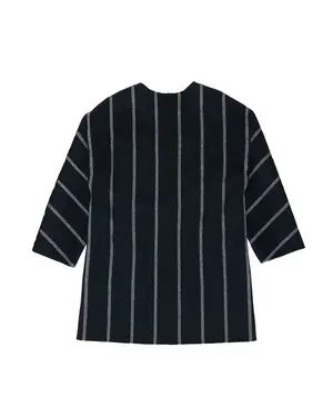 Max Mara Striped Long Sleeve Blouse
