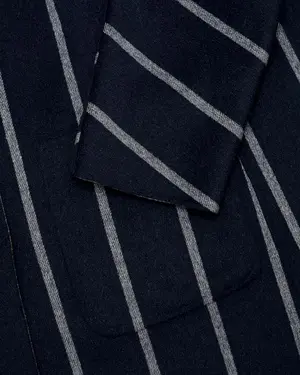 Max Mara Striped Long Sleeve Blouse