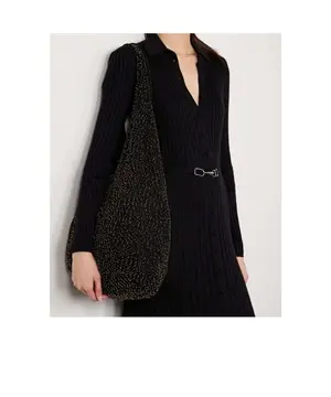Gabriela Hearst Manasa Beaded Shoulder Bag