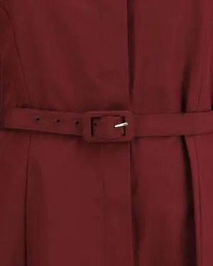 Gabriela Hearst Carmina Belted Maxi Dress - Red