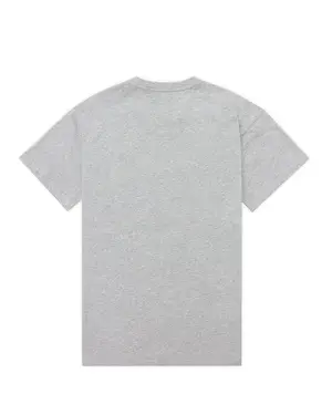 Moschino Double Question Mark Plain Knitted T-shirt - Gray
