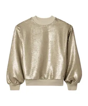 THE FRANKIE SHOP Metz Sequined Jersey Sweatshirt