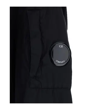 C.P. COMPANY Stand Collar Zip Jacket - Black