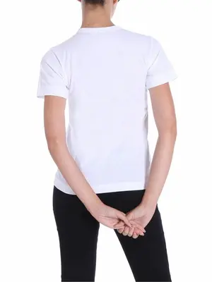 Comme Des Garçons Logo Appliqué T-shirt