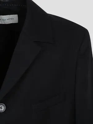 Dries Van Noten Long-sleeved Suit Jacket - Black