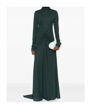 ROTATE BY BIRGER CHRISTENSEN Embellished Maxi Dress