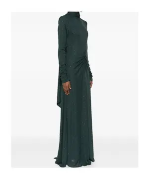 ROTATE BY BIRGER CHRISTENSEN Embellished Maxi Dress