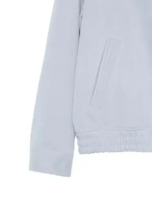 DUNST Long Sleeve Zip-up Jacket - Soft Blue