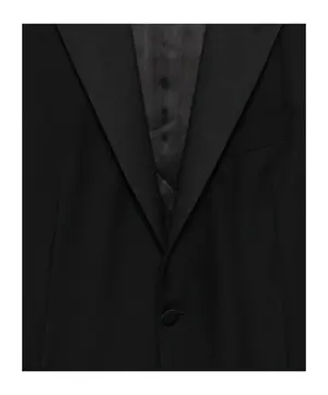 Canali Long-sleeved Tailored Jacket - Black