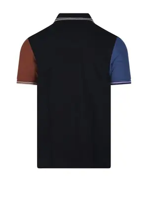 Comme Des Garçons Short-sleeved Polo Shirt - Black