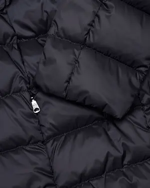 Max Mara Fur Trimmed Down Jacket - Blue