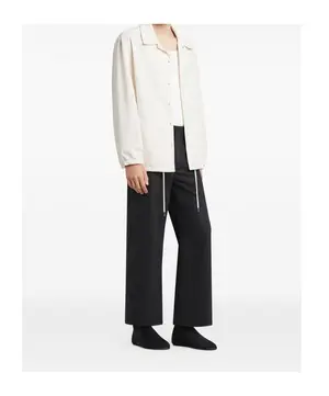 COURREGES Buttoned Shirt Jacket With Ac Logo And Elasticated Cuffs