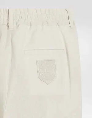 Dolce & Gabbana Linen Trousers - Beige