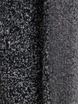 DIESEL® Wool Blend Knit Sweater With Raw Cut Edges