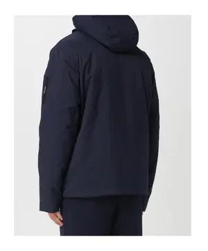 EA7 Long Sleeve Cotton Hooded Coat