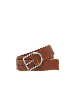 Burberry Leather Buckle Belt