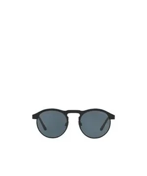 Giorgio Armani Oval Frame Sunglasses - Green