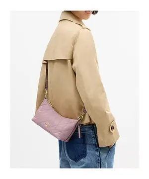 COACH Caitlin Quilted Shoulder Bag With Chain Strap - Im/carnation