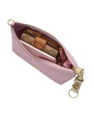 COACH Caitlin Quilted Shoulder Bag With Chain Strap - Im/carnation