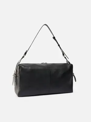 Pinko Keeper Large Shoulder Bag - Black