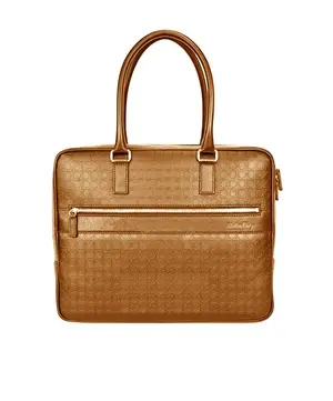 FERRAGAMO Monogram Top Handle Bag