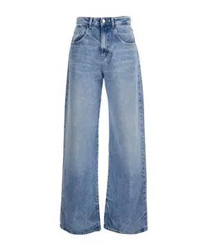 ICON DENIM LOS ANGELES Poppy High-rise Wide-leg Jeans