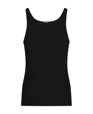 Dolce & Gabbana Logo Patch Tank Top