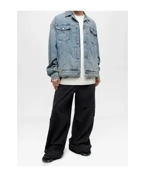JUUN.J Long Sleeve Denim Jacket - Blue