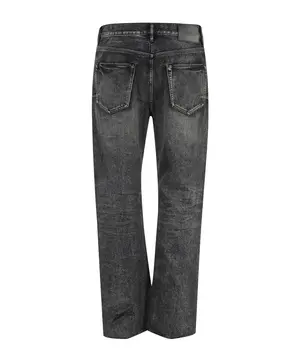 PURPLE BRAND Distressed Blowout Jeans - Black
