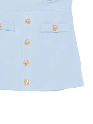 Balmain Button Pocket Mini Skirt