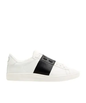 Valentino Garavani Open Royco Lace-up Sneakers - White/black