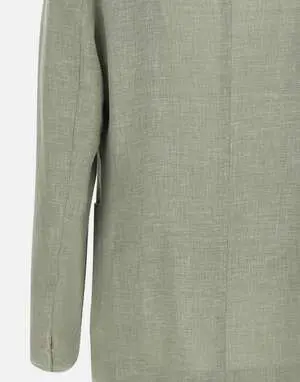 Eleventy Single-breasted Slim Blazer - Gray
