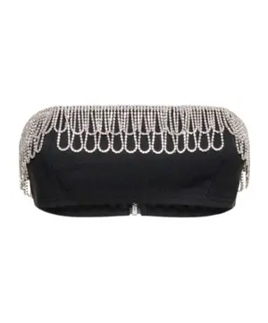 ROTATE BY BIRGER CHRISTENSEN Crystal Embellished Tube Top