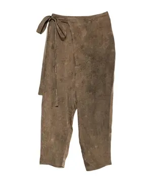 UMA WANG Wrap Design Casual Pants - Deep Mustard