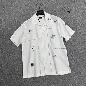 Fendi Embroidered Linen Shirt