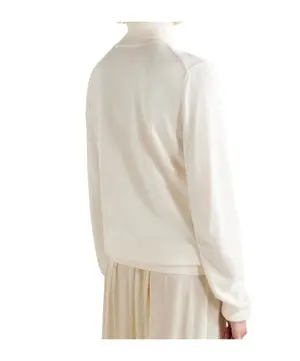 THE FRANKIE SHOP Eve Turtleneck Sweater - Ivory