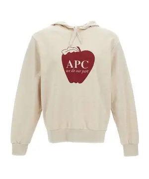 A.p.c. Trimmed Sweatshirts Hoodies For Men