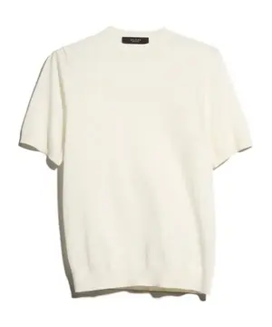 GUCCI Gucci Fine Knit Crewneck Top With Embroidered Crest