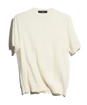 Gucci Fine Knit Crewneck Top With Embroidered Crest