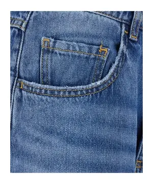 ICON DENIM LOS ANGELES Wide Leg Jeans - Blu