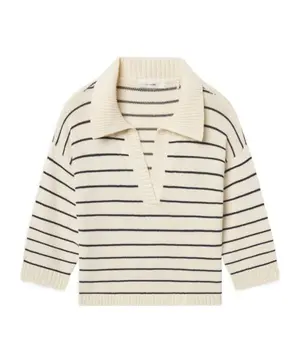 FRAME Striped Easy Pullover