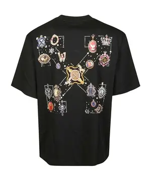 Off-White Jewelry Araldic Arrow Skate T-shirt - Black