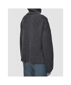 JOSEPH Ribbed Knit High Neck Sweater