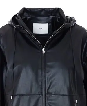 DUNST Zip-up Hooded Jacket With Drawstring Detail