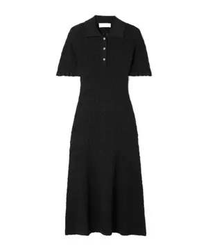Sea Pointelle-knit Midi Dress